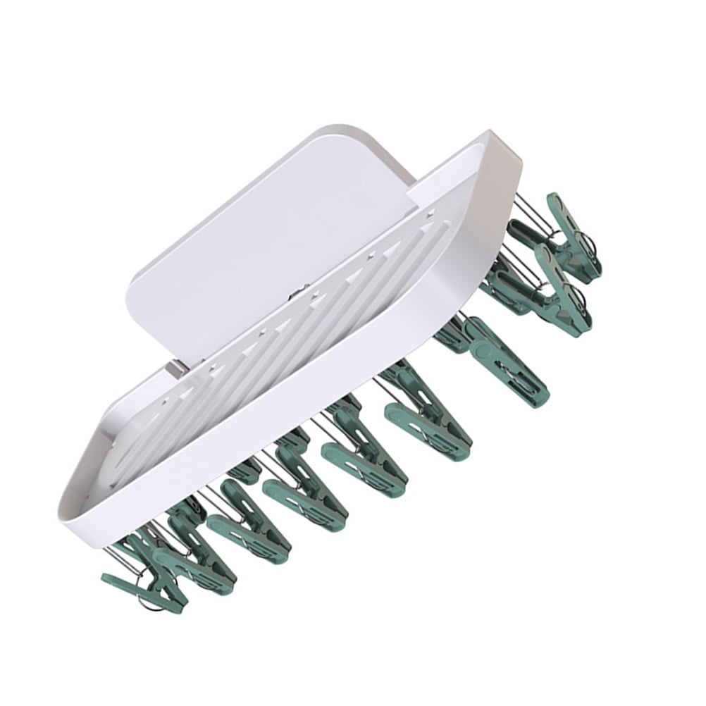 Clothes Mounted Drying Rack Clip Hangers for Underwear Clips Baby Bra ...