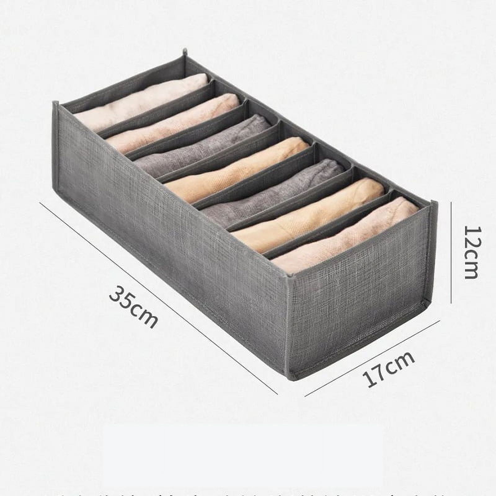 Clothes Organizer Trousers Clothing Jeans Storage Box Wardrobe Closet ...