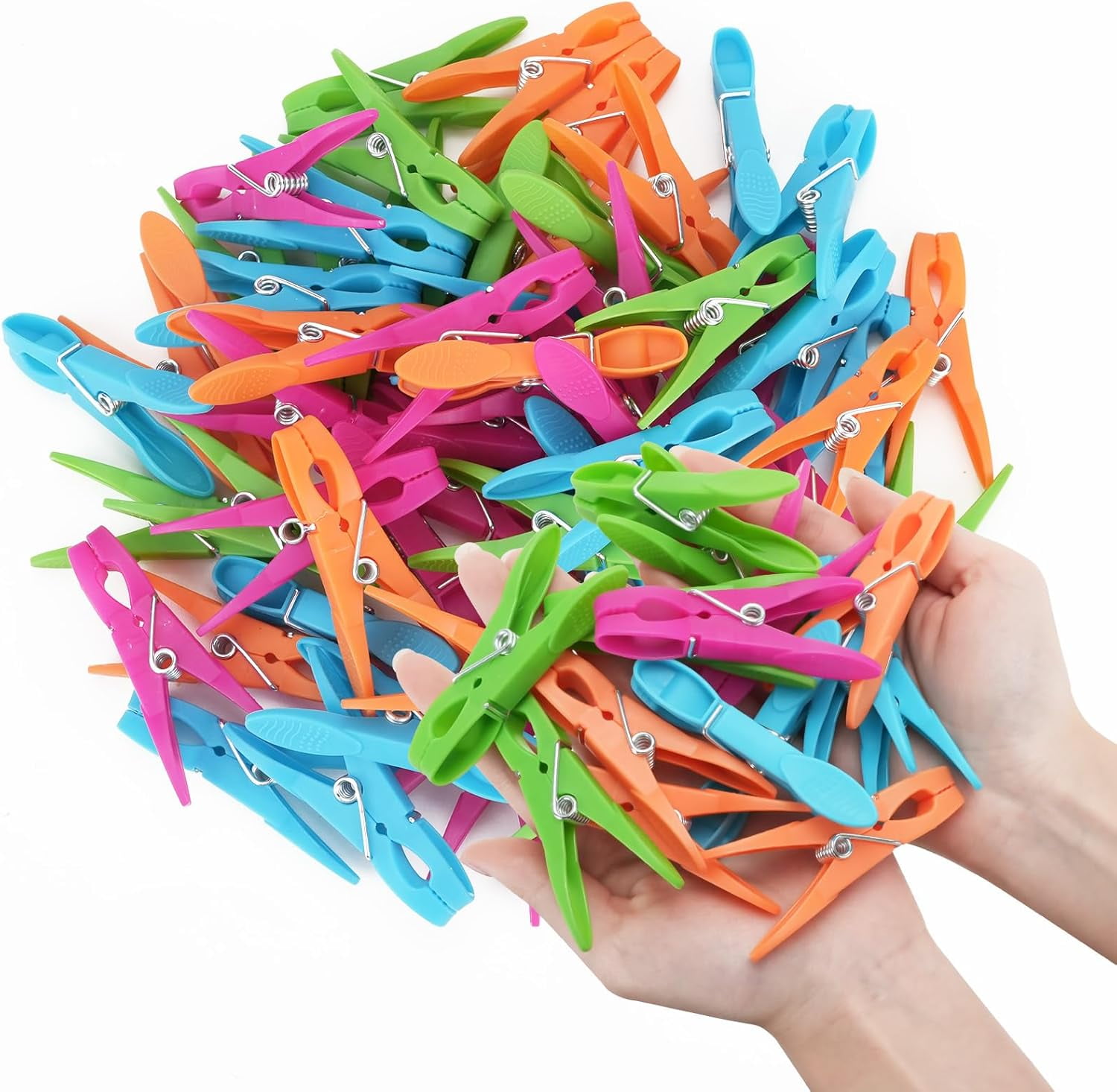 Clothes Pins, 60 Pack Heavy Duty Laundry Clothespins, Small Clothes Pin ...