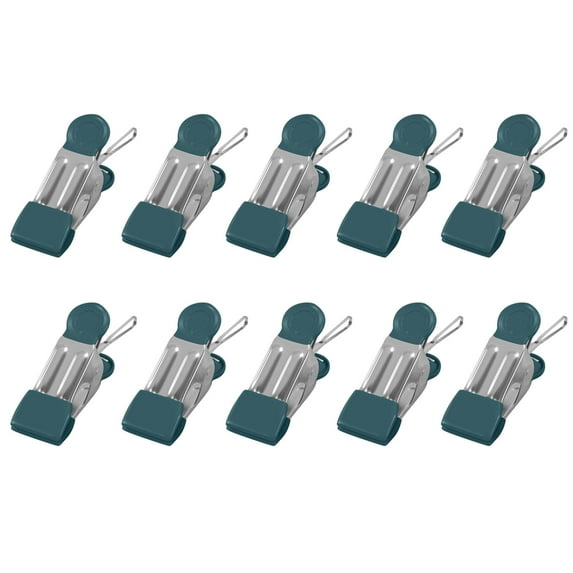 Clothes Pins Heavy Duty 10 Pack - 2.36 Inch Metal Chip Clips ...