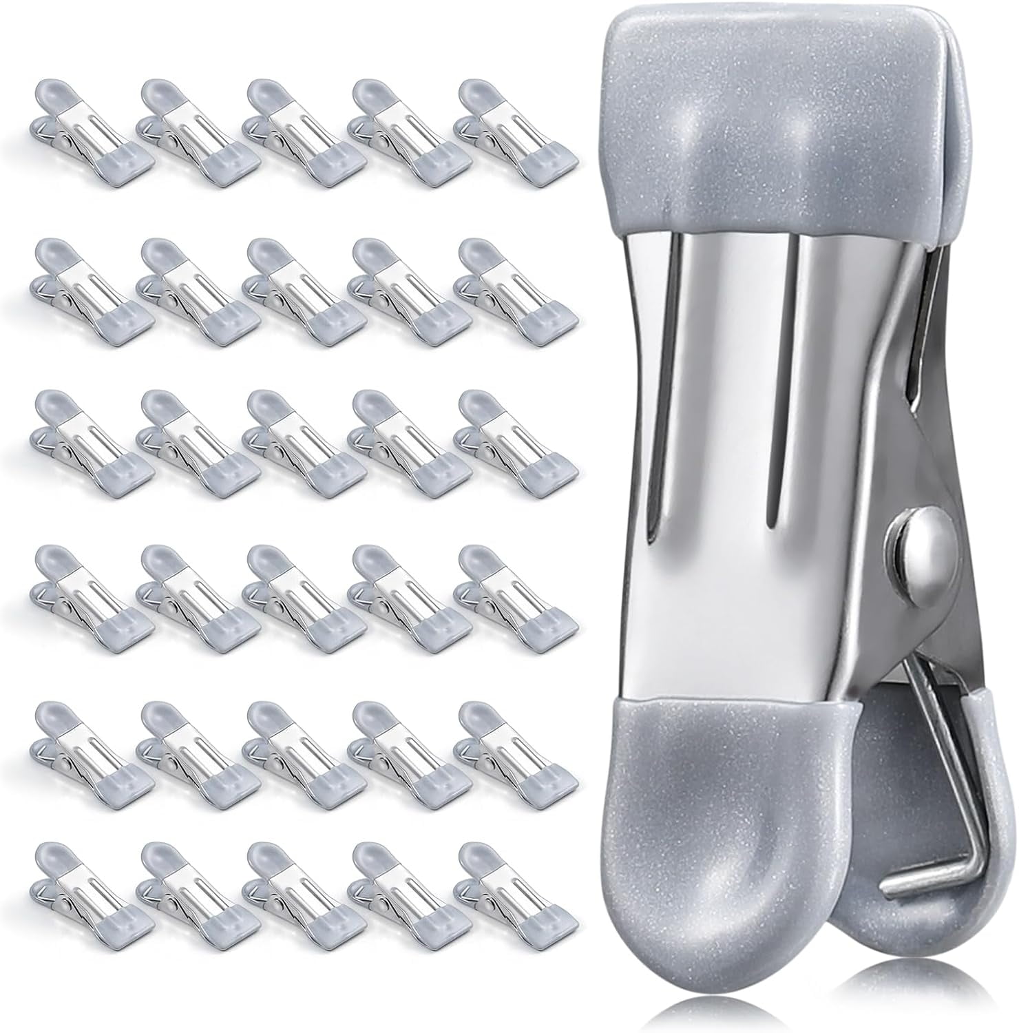 Clothes Pins Heavy Duty Out Door 30 Pack,Chip Clips 2.17 Inch, Bag ...