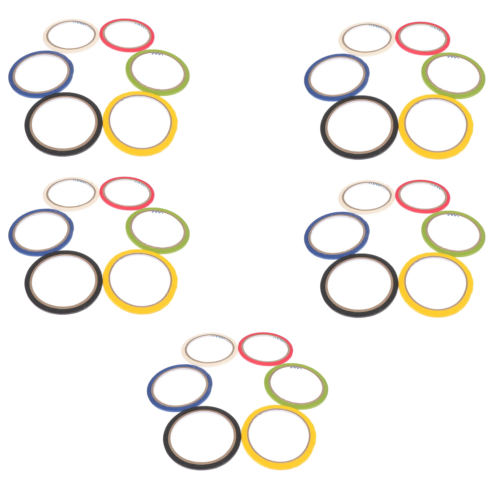 Clothes Positioning Tape DIY Textured Paper Pinstripe Colorful 30 Pcs ...