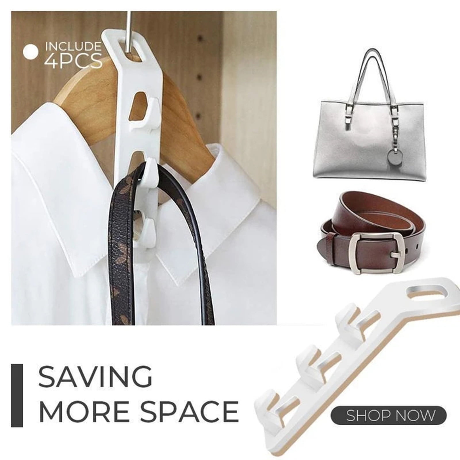 Clothes Rack Closet Hanger Wonder Space Savers Magic Extension Hook ...