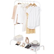 Home Basics 2 Tier Expandable Garment Rack, Black - Walmart.com