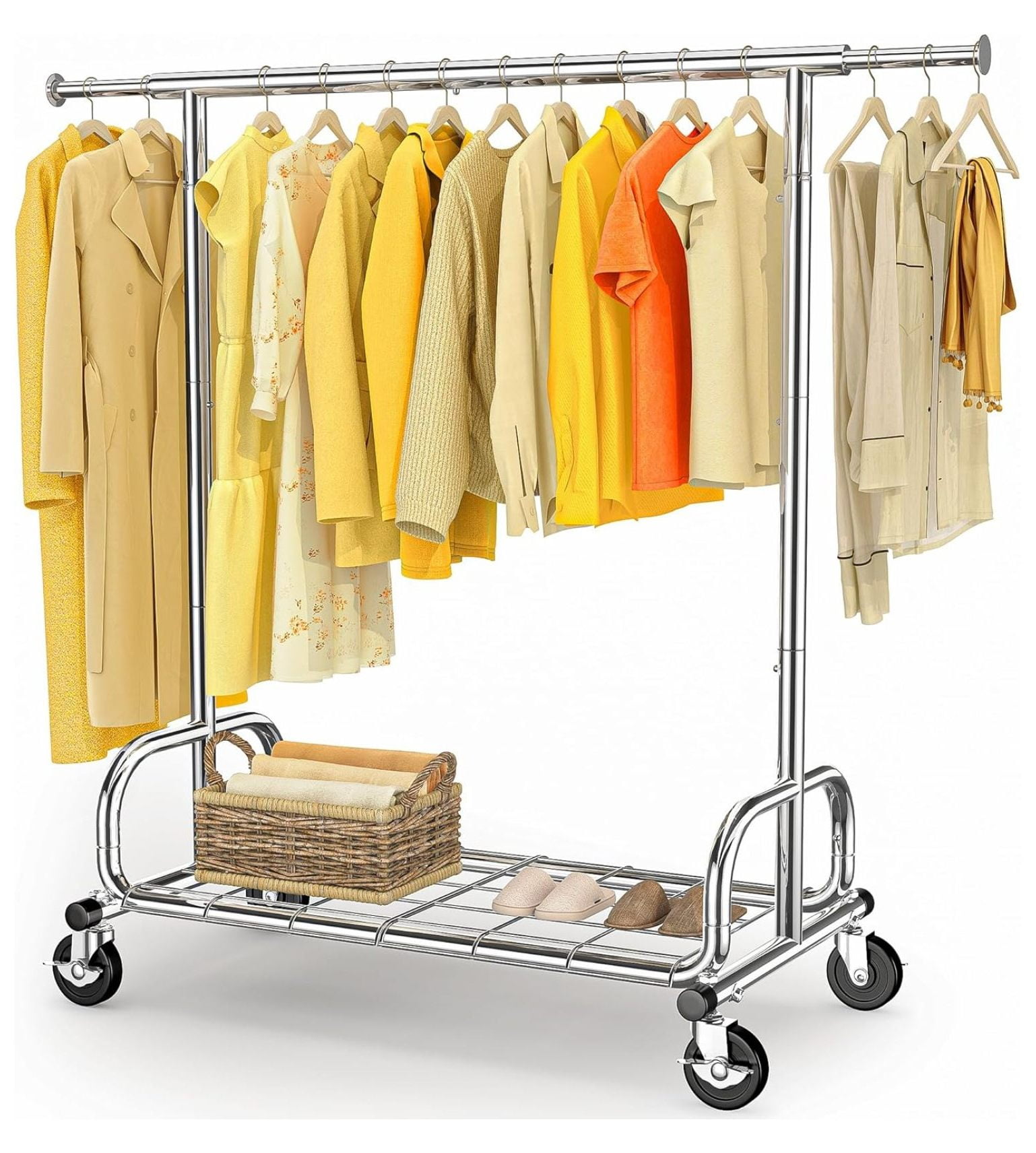 Clothes Rack Clothing Racks for Hanging Clothes, Portable Clothes Rack ...