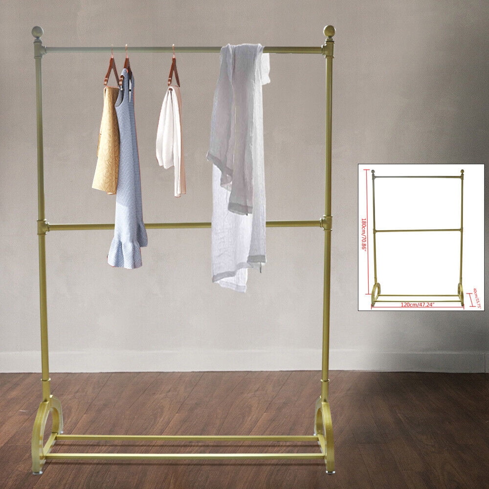 Clothes Rack Garment Display Hanger Freestanding Clothes Dryer Stand ...
