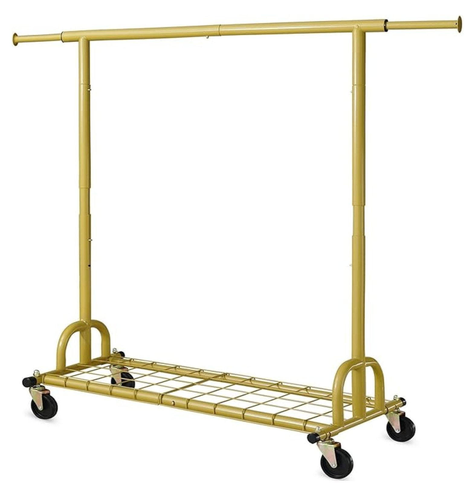 Clothes Rack Heavy Duty Clothing Rack Load 525 LBS, Collapsible Garment ...