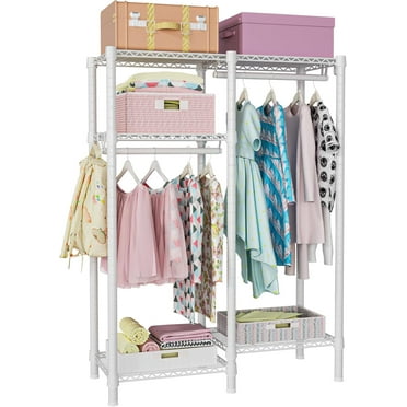 WoodandHearts Teepee Stand, Montessori Clothes Rack for Toddlers, White ...