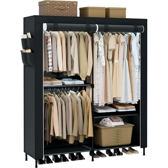 Clothes Rack, Portable Closet, 27.6 Inch Wardrobe Closet, Clothes ...