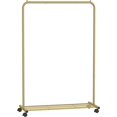 Clothes Rack with Wheels, Clothing Rack for Hanging Clothes, 25.4 mm ...