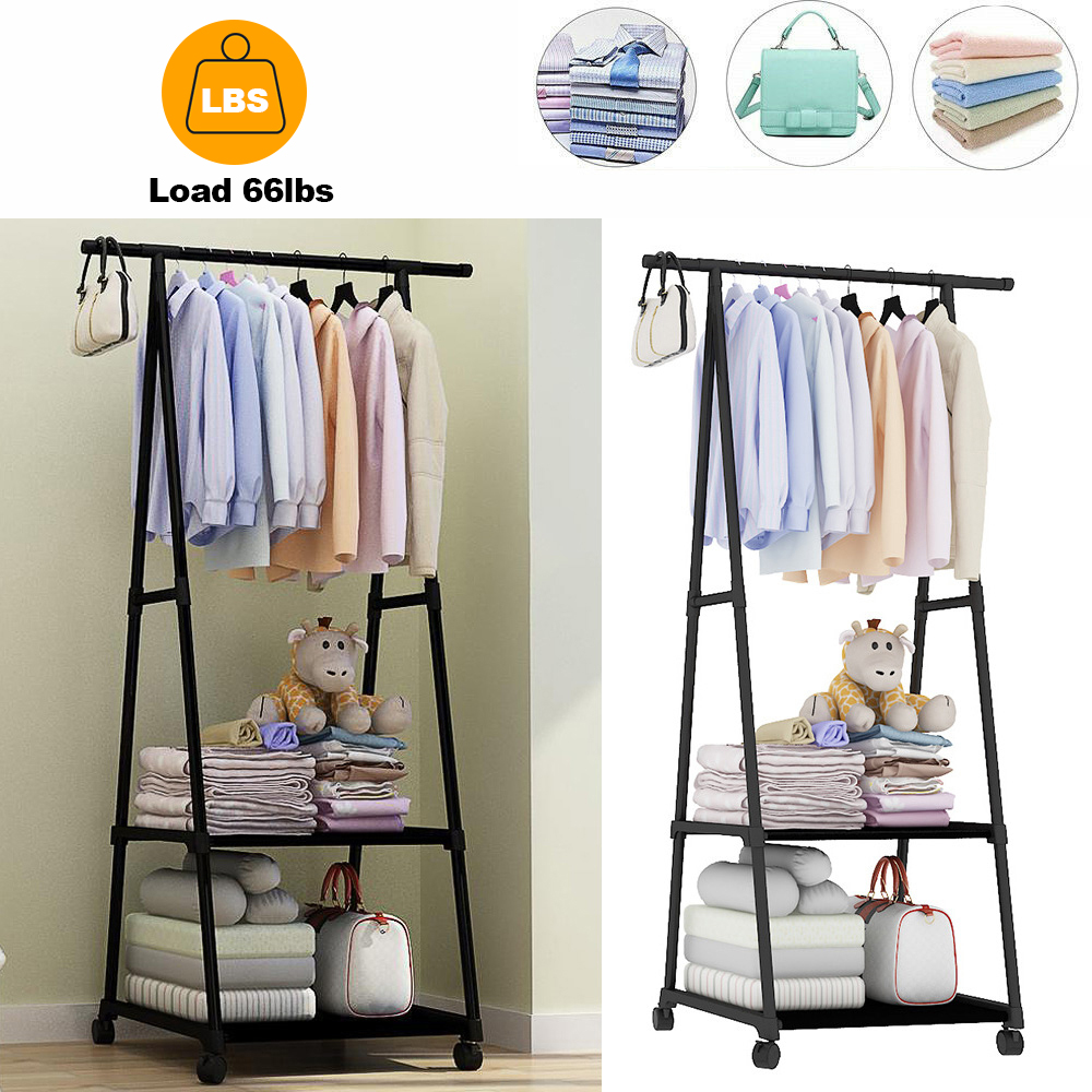 Garment Rack, HONEIER Portable Closet Multifunctional Metal Storage ...