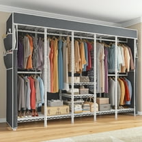 Ulif E4 Wire Garment Rack, Metal Freestanding Closet Organizer and ...