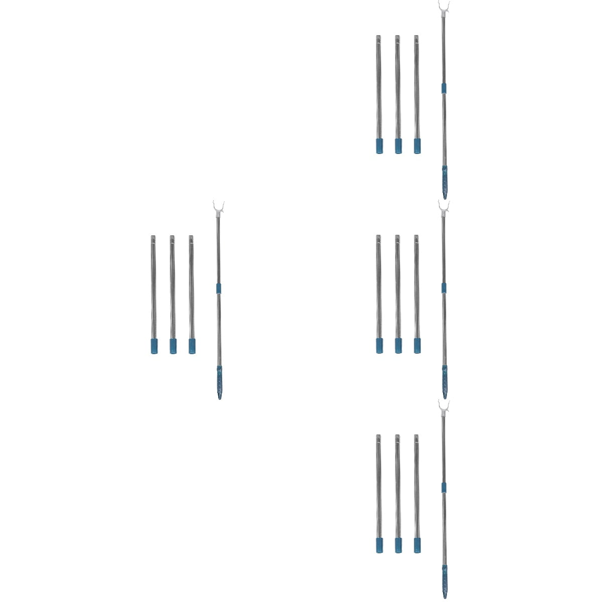 Clothes Rail Closet Pole Detachable Reach Sticks Extendable Line Prop ...