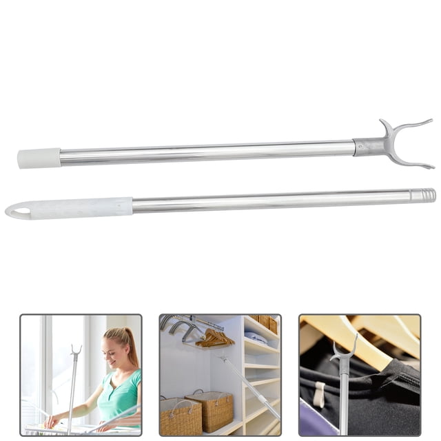 Clothes Reach Stick Clothes Reaching Pole Clothesline Pole Wardrobe ...