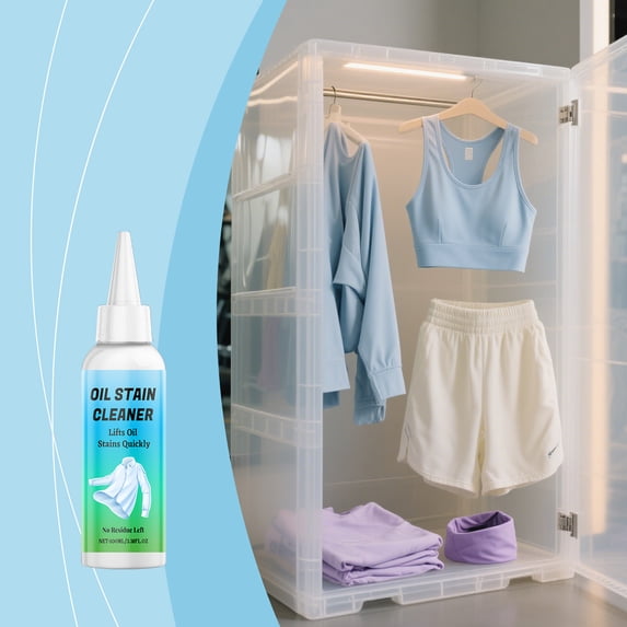 Clothes Stain Remover Spray 100Ml, Oil Stain Cleaner For Clothing ...