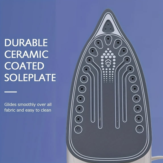 Clothes Steam Iron - Precision Thermostat, Ceramic Soleplate, 3-Way ...