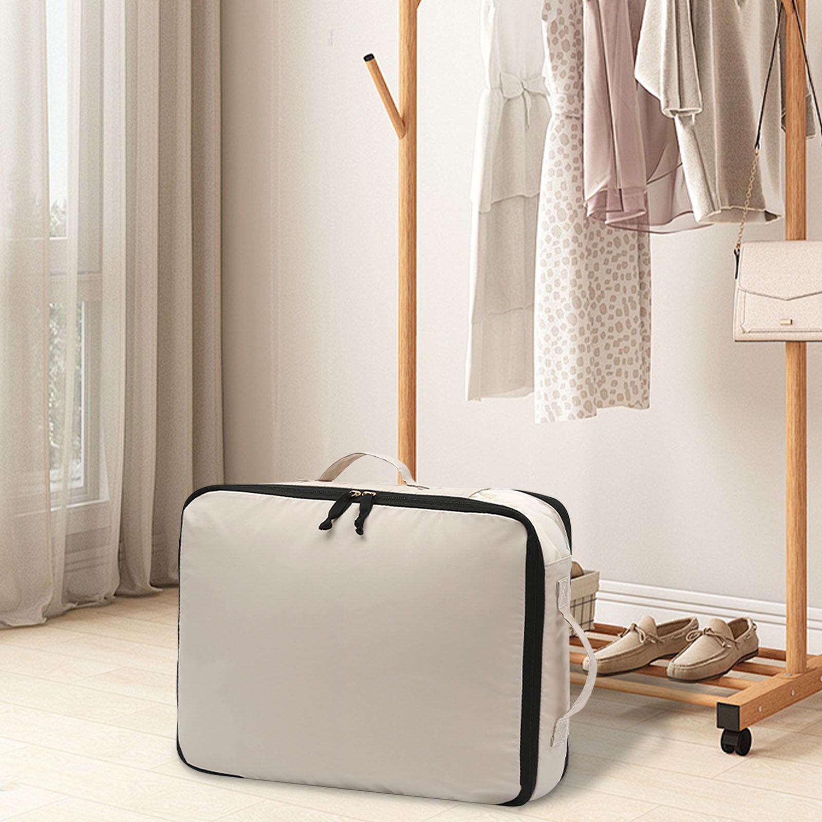 Clothes Storage Bag Organizer and Storage for Quilts Clothes ...