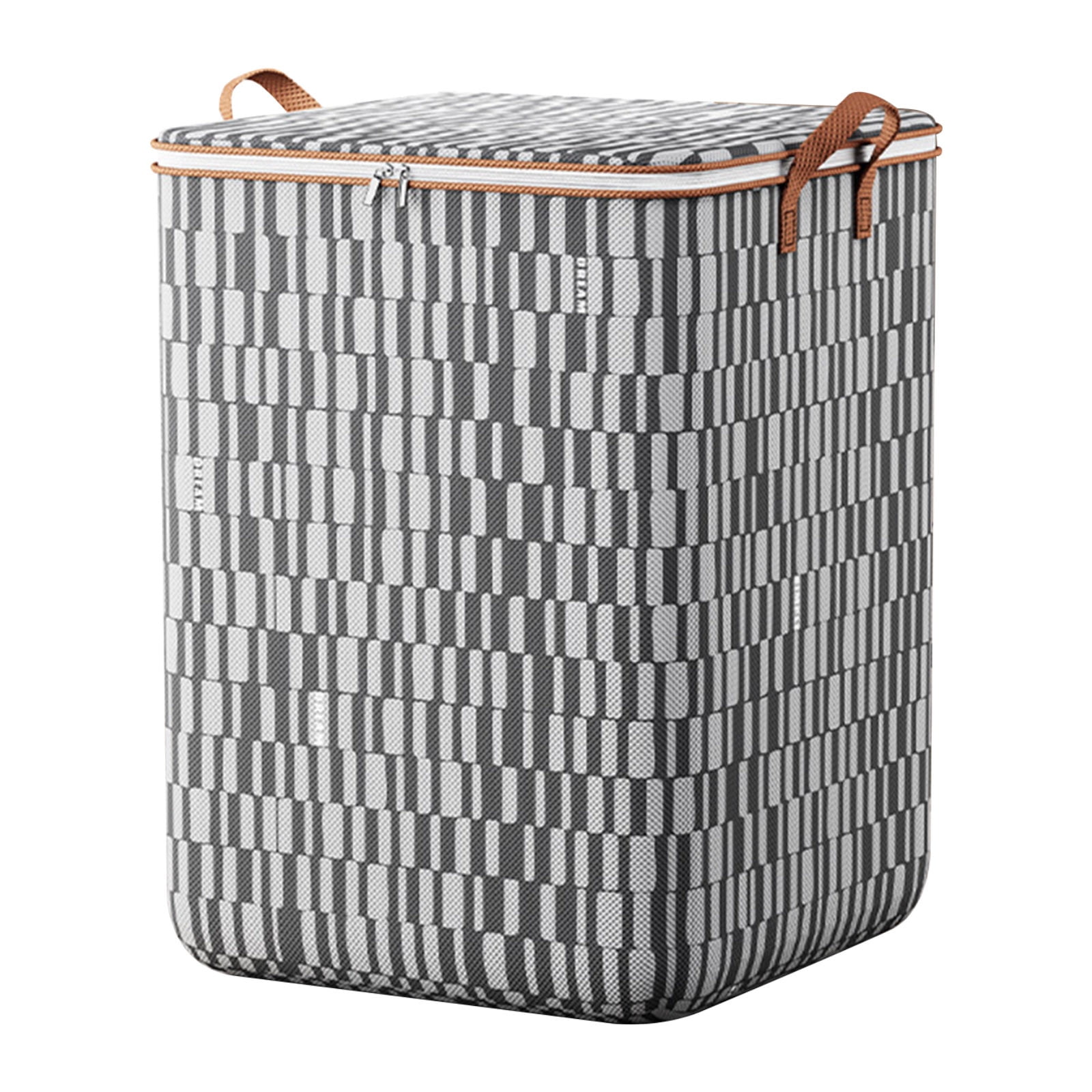Clothes Storage Bags,Canvas Storage Bins with Zipper Lids,Large ...