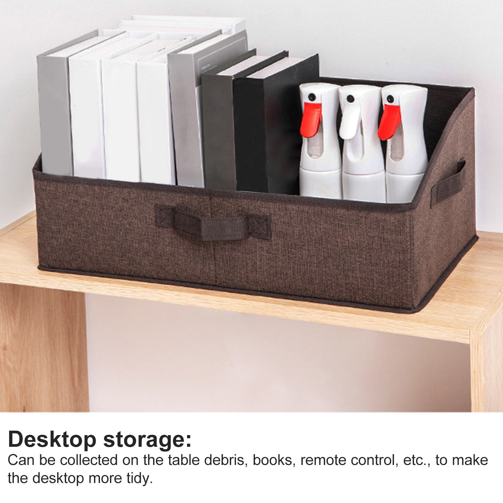 Clothes Storage Bins.Large Capacity Foldable Trapezoid Storage Box with ...