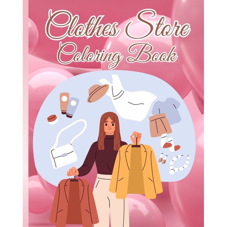 girl clothes coloring pages