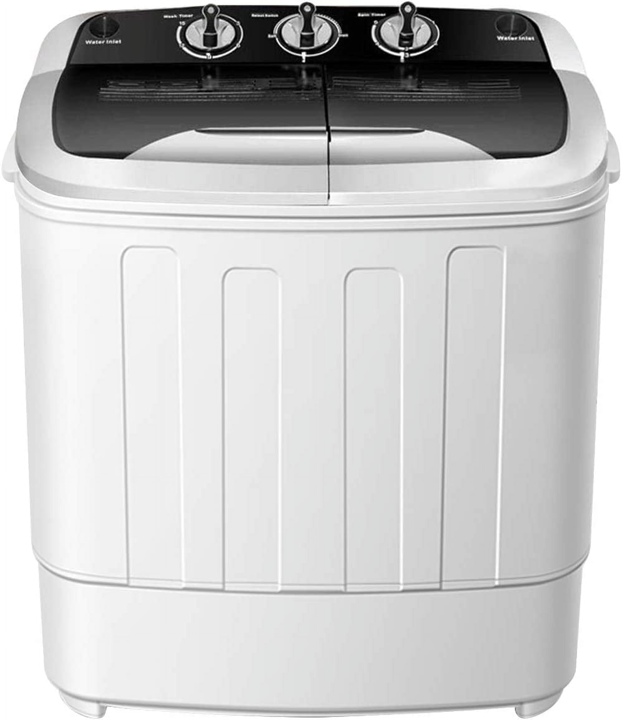 Clothes Washing Machines,SAFEPLUS Compact Mini Twin Tub Versatile ...