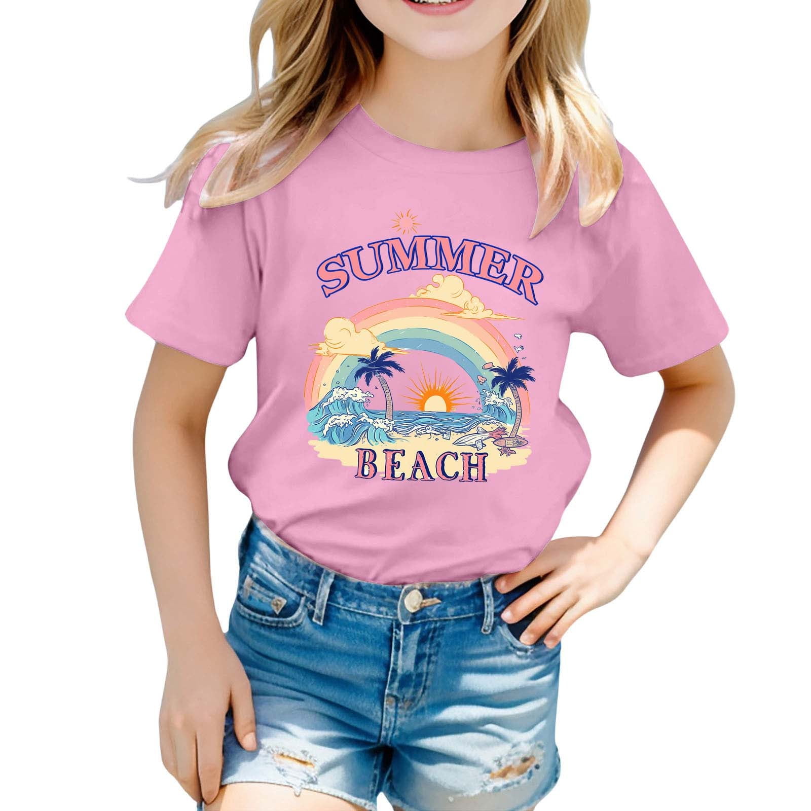 Clothes for Girls Cute Personality Printed School T Shirt Oversized ...