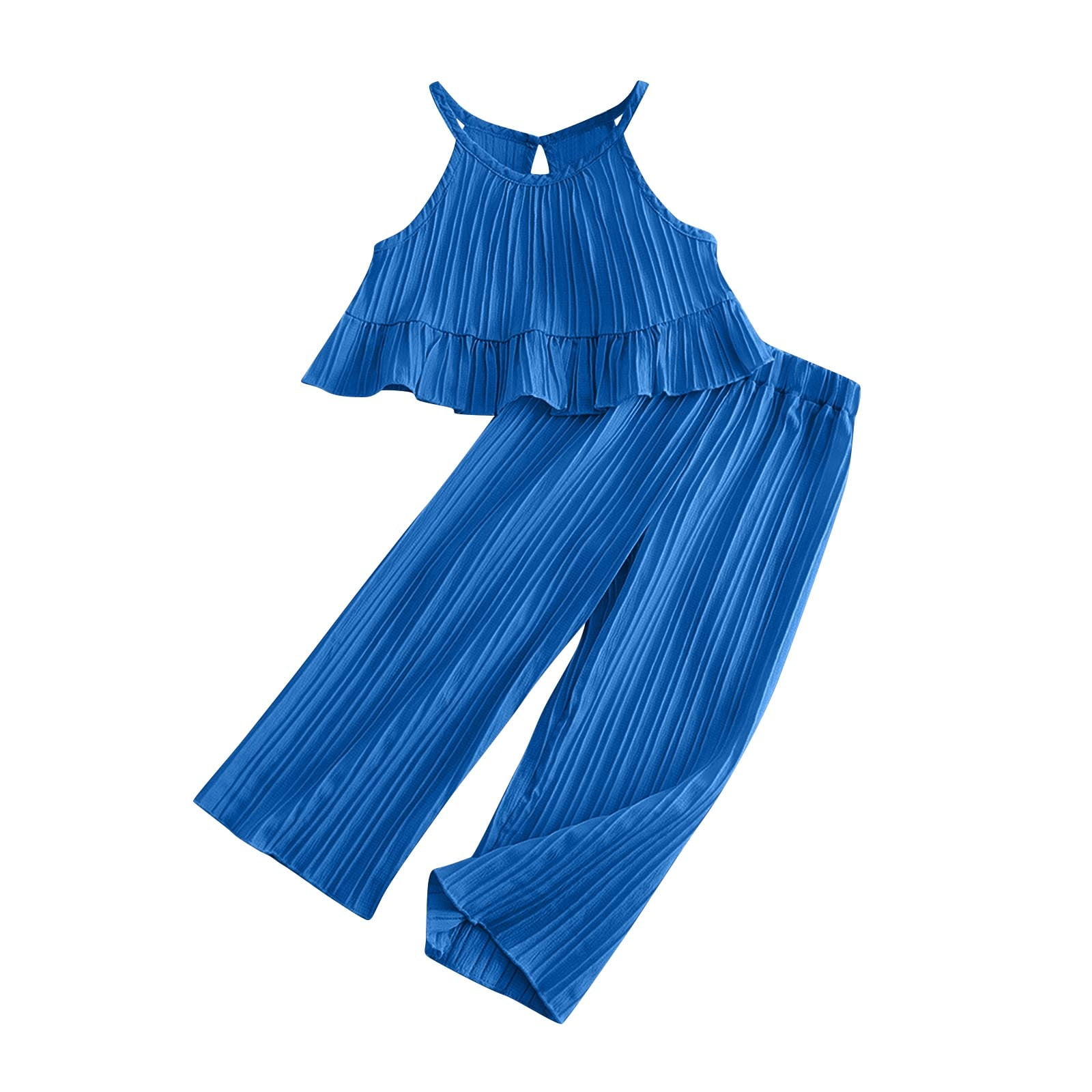 Clothes for Girls Size 10-12 4T Outfits Girls, Children's Solid Color ...