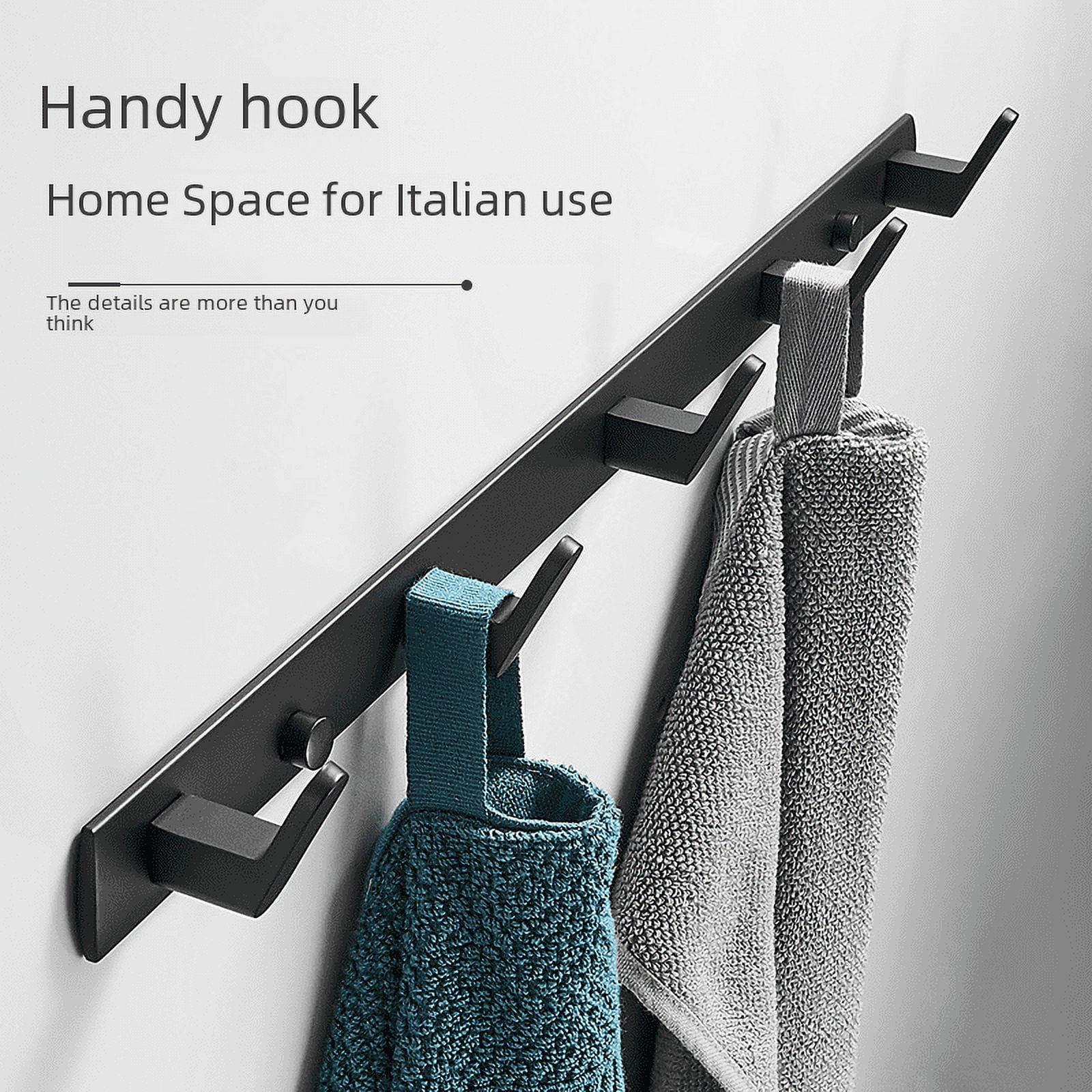 Clothes hook coat rack clothes hook towel hook toilet kitchen row hook ...