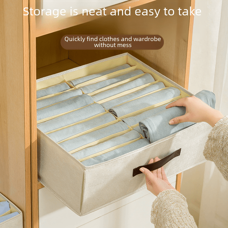 Clothes pants storage artifact clothing compartment basket drawer type ...