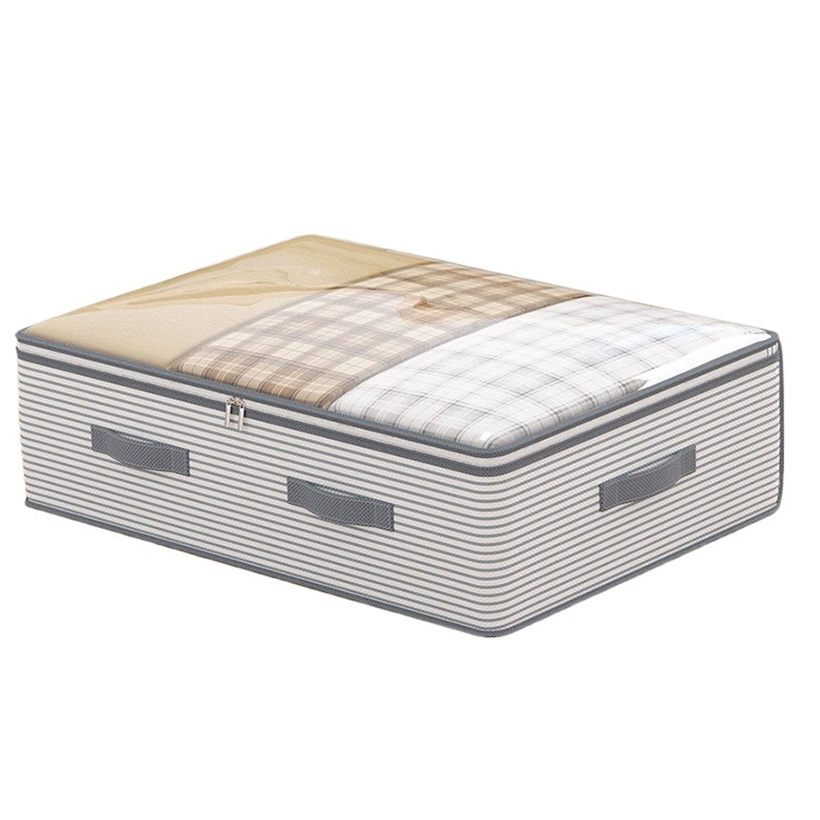 Clothes, quilts storage household bed bottom foldable organizer box ...
