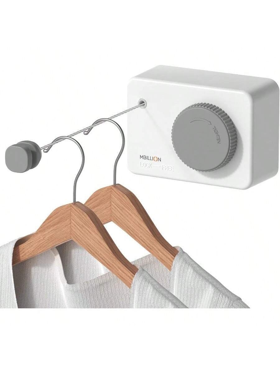 Clothesline 13.8Ft Heavy Duty Clothes Drying Laundry Line For Indoor ...