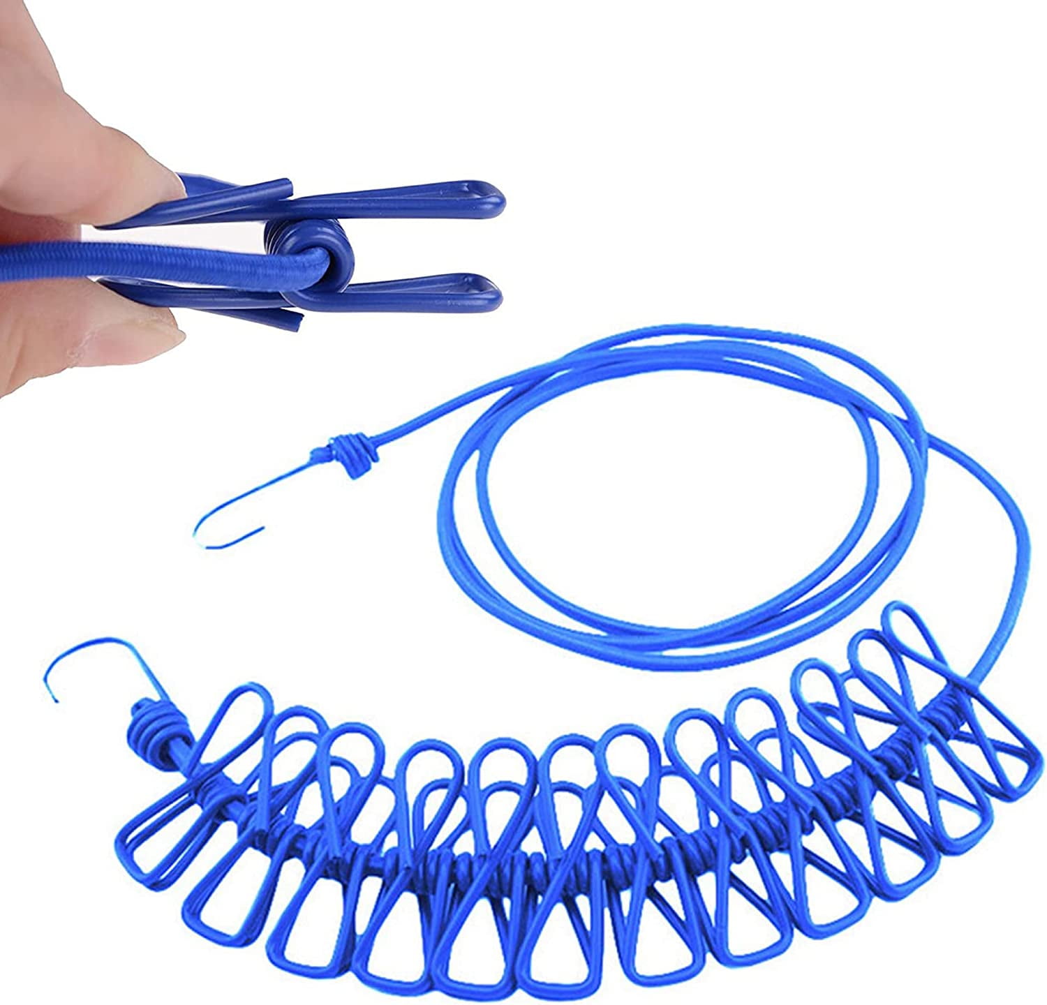 Clothesline, Adjustable Retractable Washing Line, Portable Clothes ...