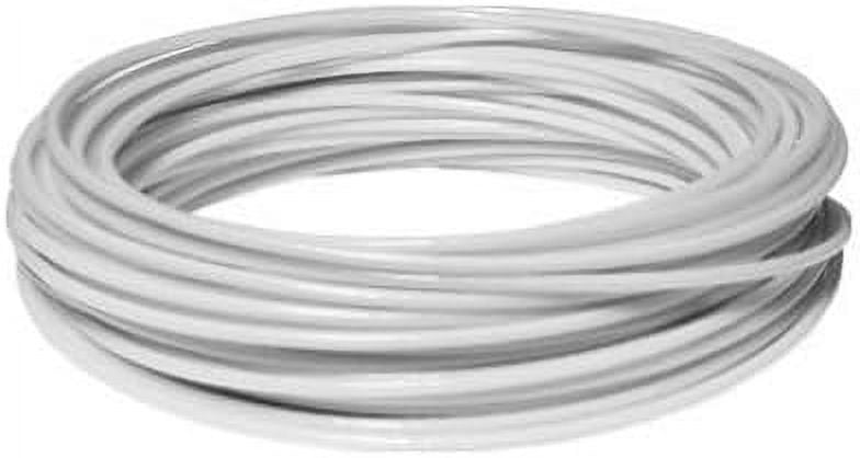 Hillman, 100-Ft Clothesline Rope, White, Nylon Core, Plastic Coated ...