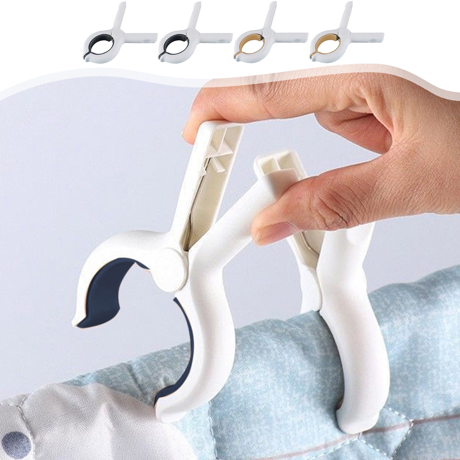 Clothespin Clip – Quilt Clamp | Traceless, Windproof, Strong Grip, ABS ...