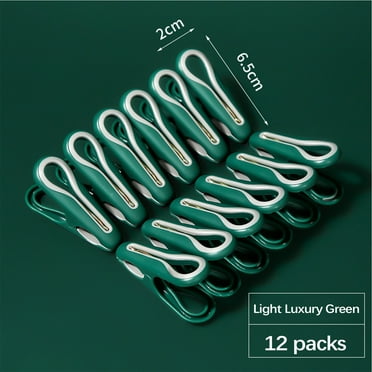 72 Pc Clothes Pins Pegs Plastic Clothespins Laundry Spring Clips Hangs ...