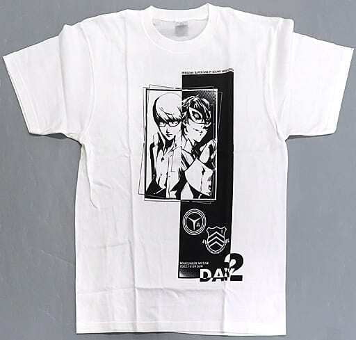 Clothing 4 Main Characters 5 T-Shirt Day2 Design White Large Size ...