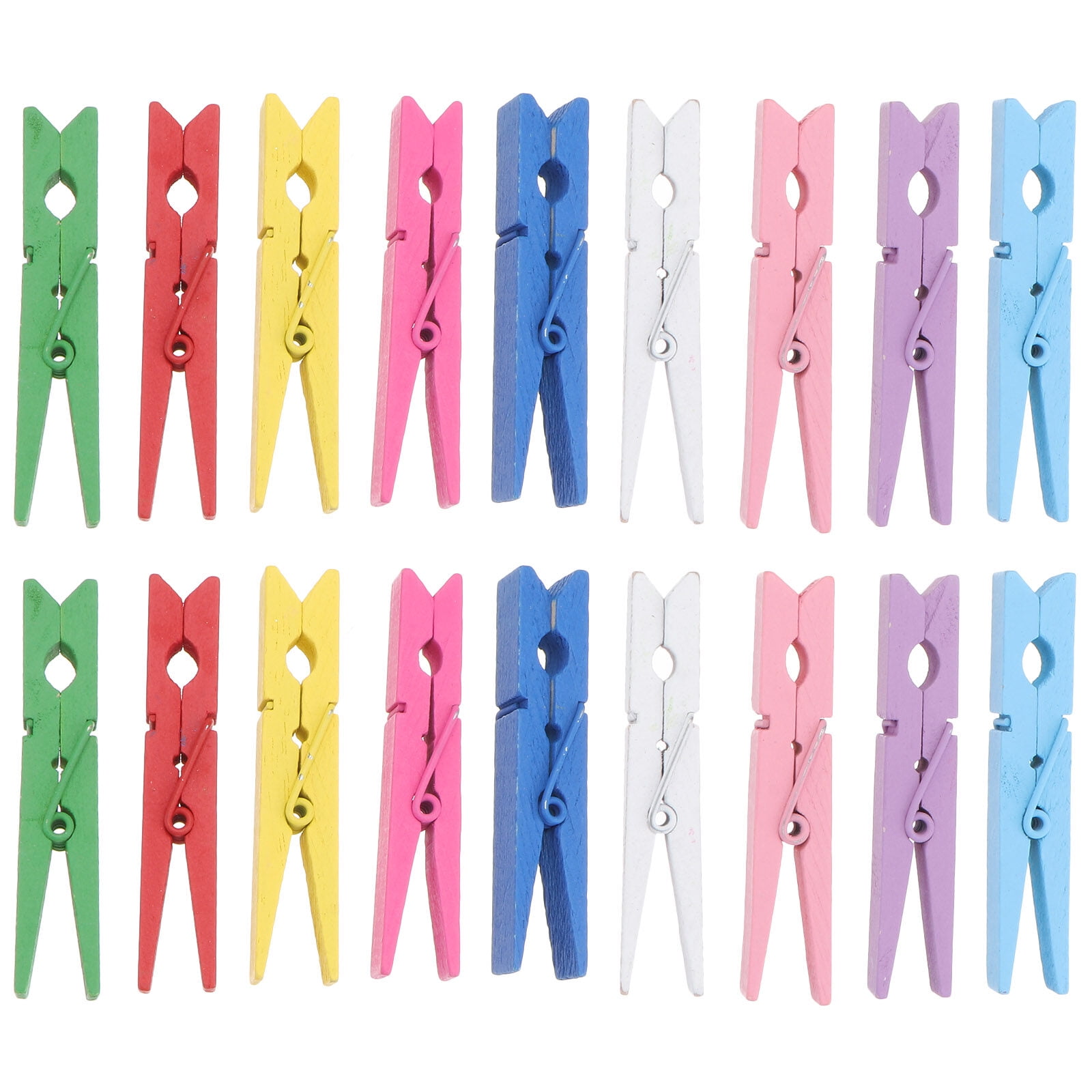 Clothing Bracket Decor Hanger Clip Clothespin Large Wooden Clothespins ...