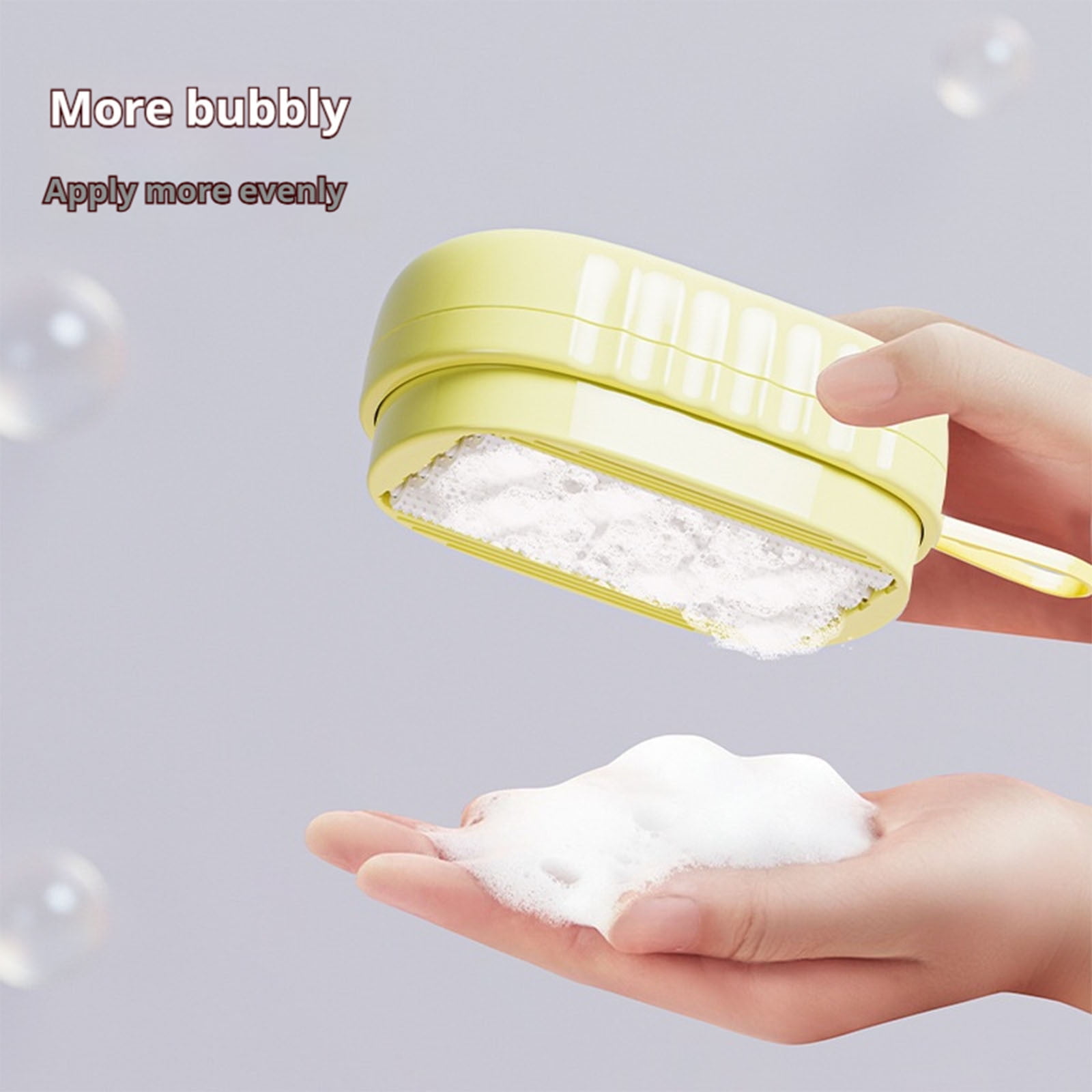 Clothing Brush, Press-Out Liquid Foaming Roller, Soft Glue Laundry ...