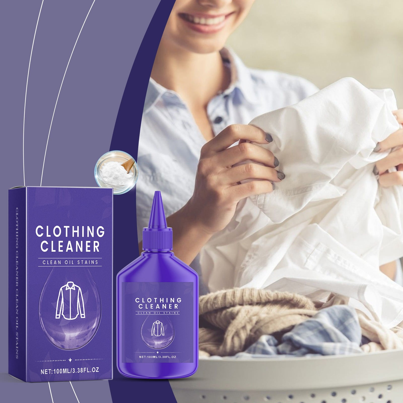 Clothing Cleaner For Oil Stains, Degreasing Agent For Greasy Clothes ...