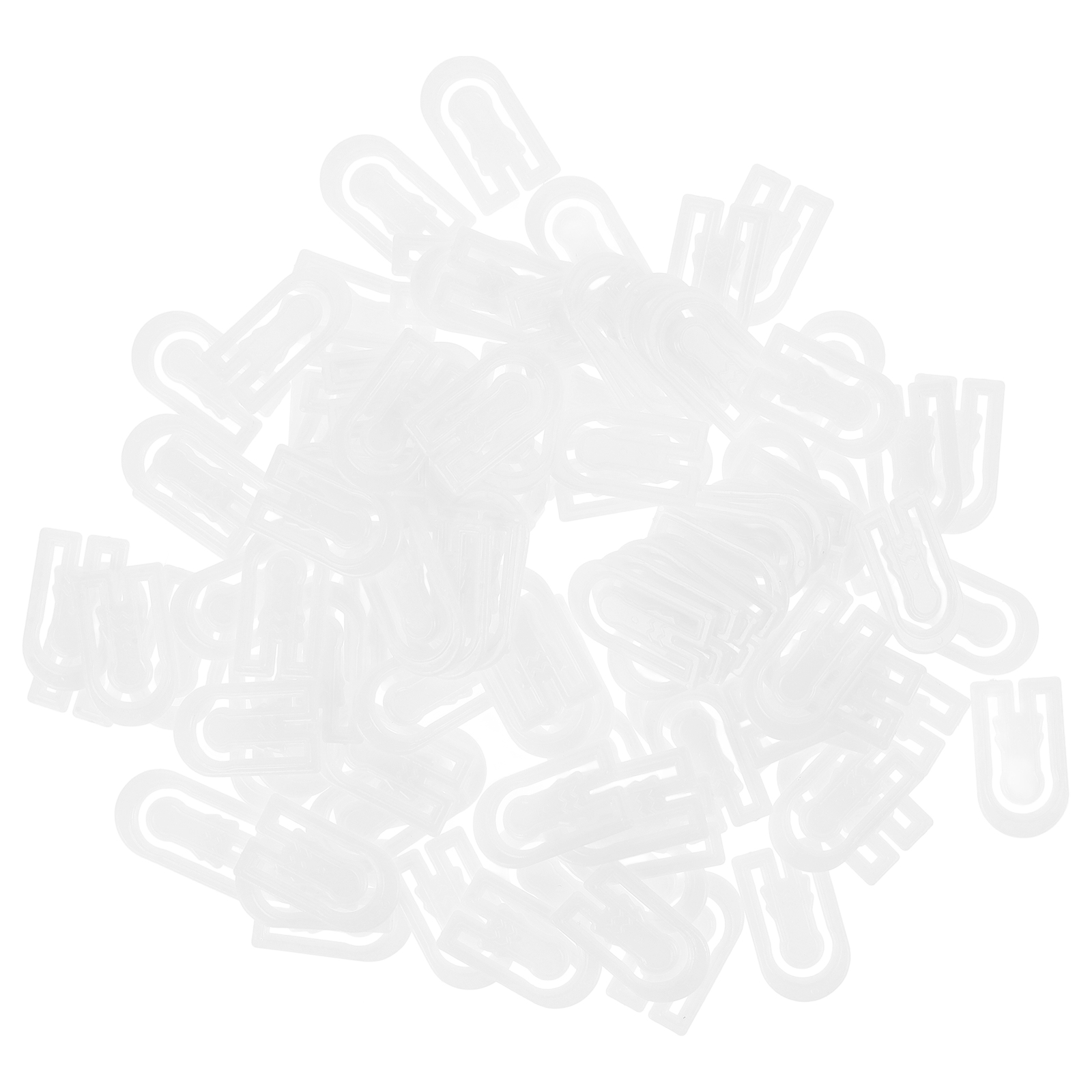 Clothing Clip 100 Pcs Clothes Packing Pin Shirt Folding Clamps Back ...