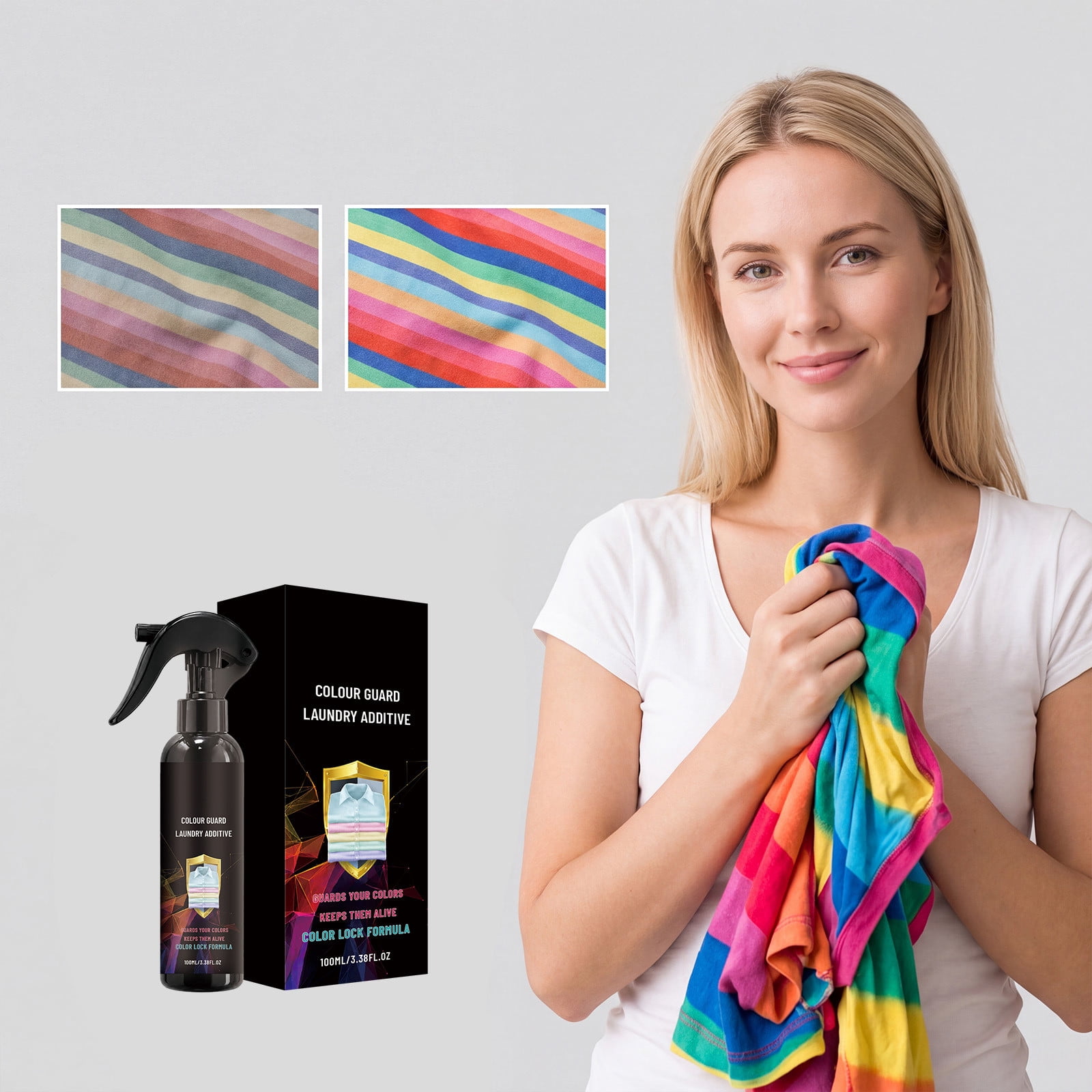 Clothing Color Repair Agent 100ml Fabric Dye Fixer Prevent Fading ...