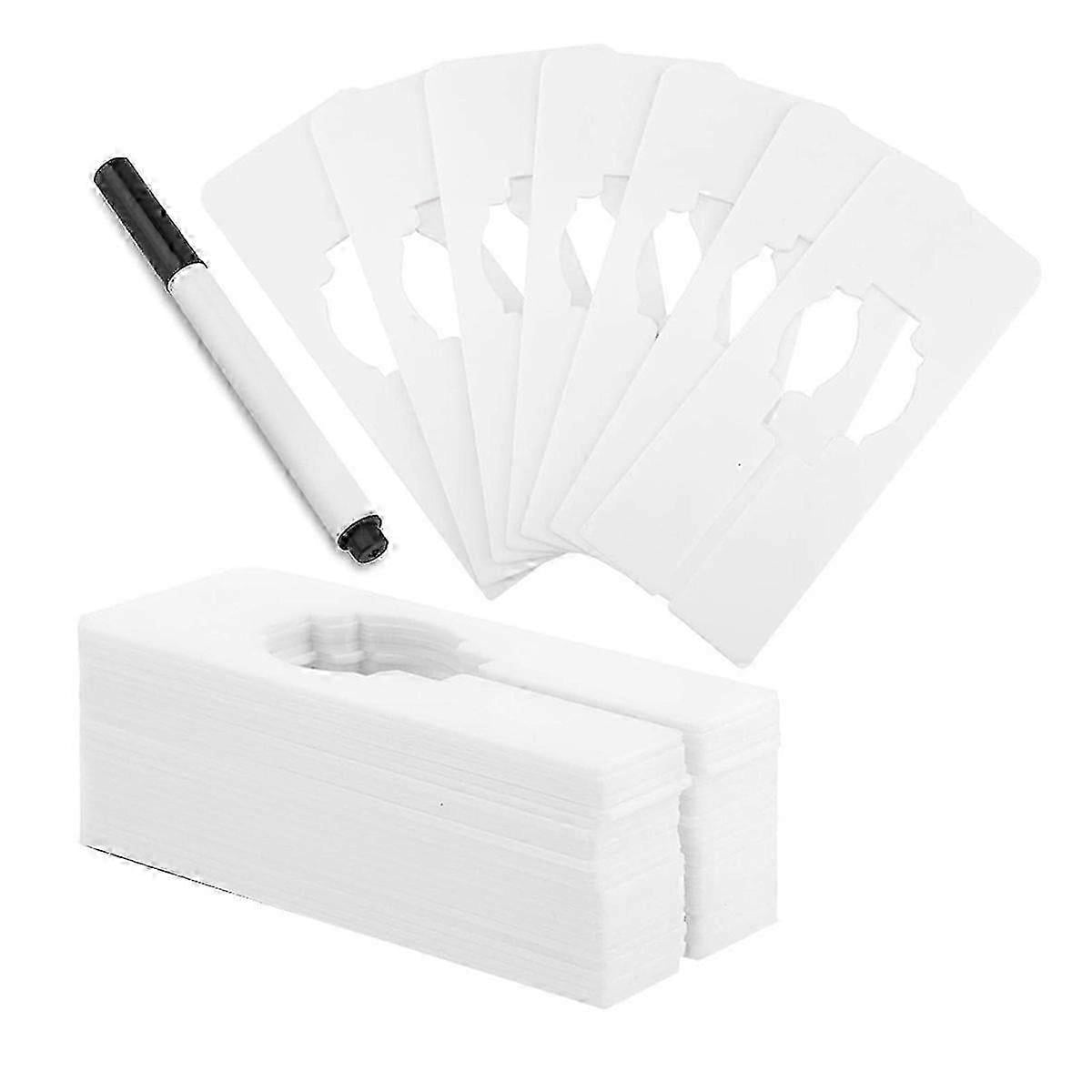 Clothing Dividers, 50 Pcs White Rectangular Hanger Organizer for ...