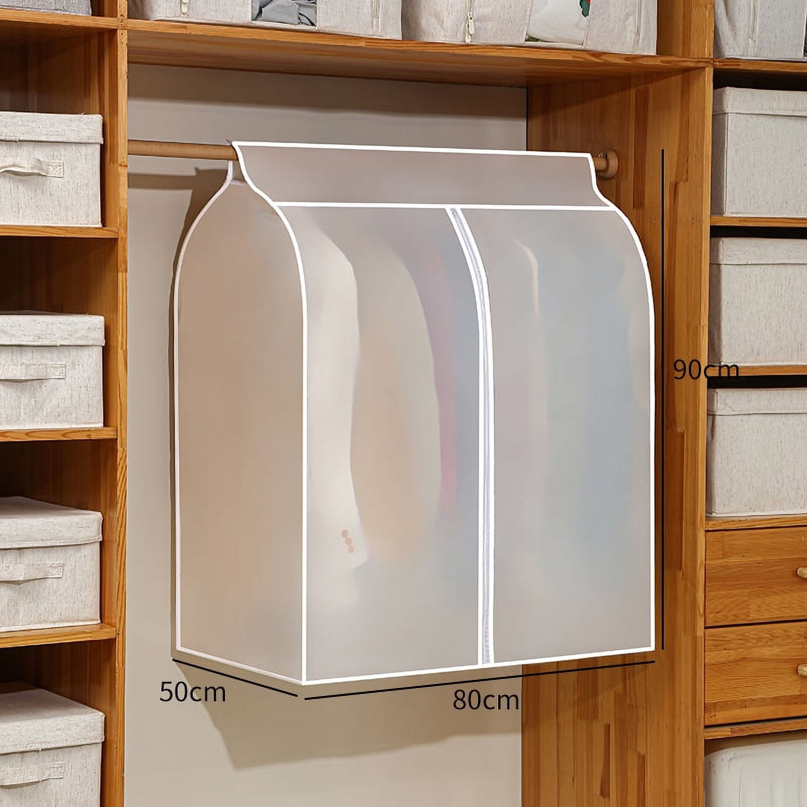 Clothing Dust Cover Transparent Dress Clothe Garment Dust Cover Hanging ...