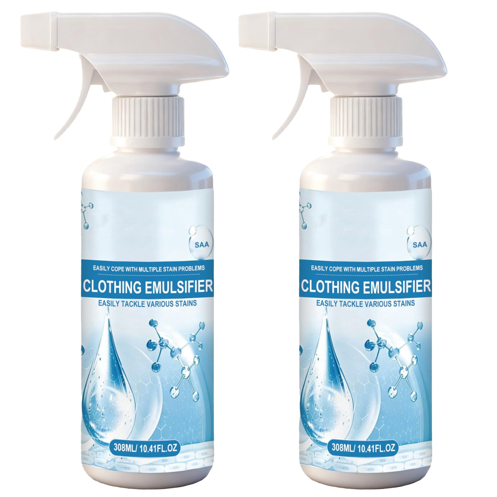 Clothing Emulsifier, Non-Ionic Laundry Pre-Treatment Spray, Stain ...