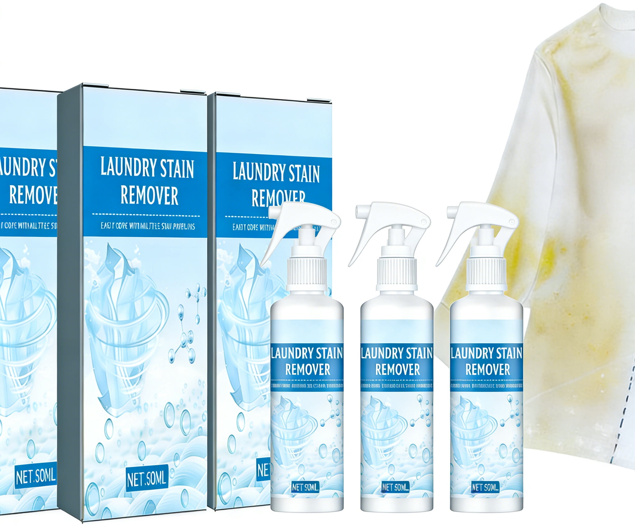 Clothing Emulsifier Non-Ionic Laundry Pre, Treatment Stain Remover ...