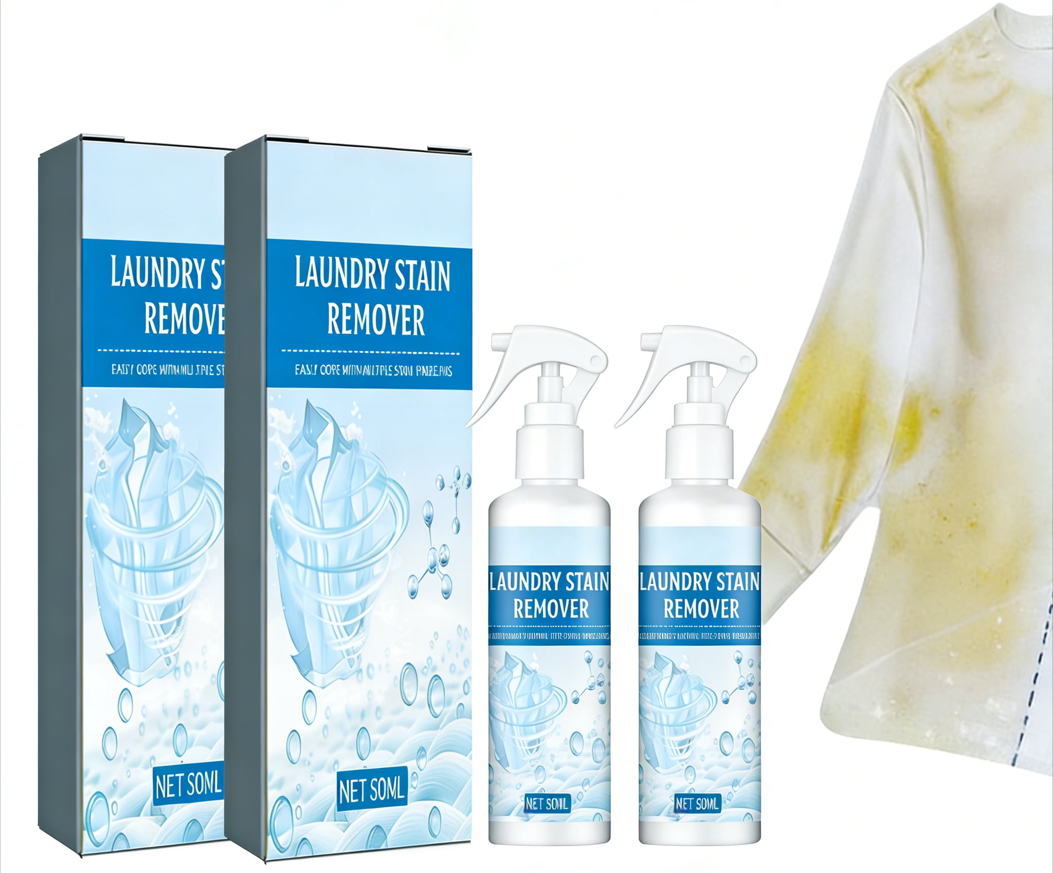 Clothing Emulsifier Non-Ionic Laundry Pre, Treatment Stain Remover ...