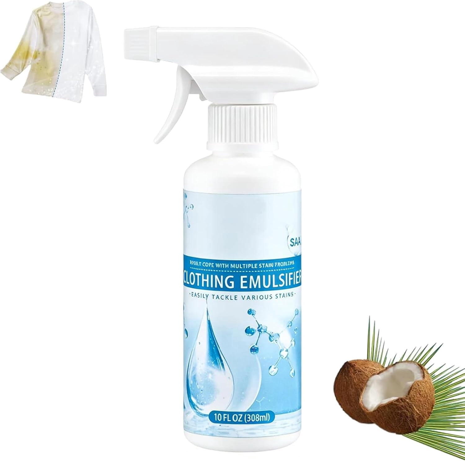 Clothing Emulsifier, Non-ionic Laundry Pre-Treatment, Powerful Laundry ...