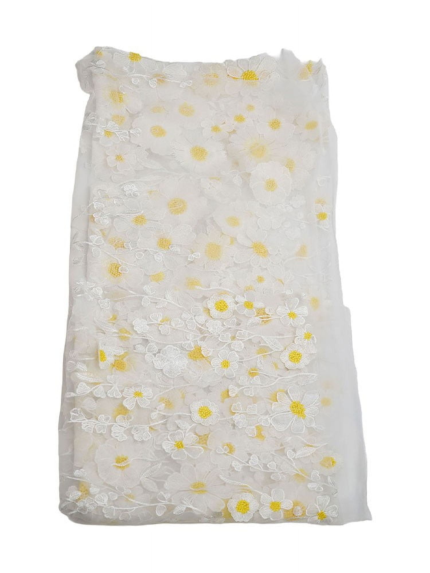 Clothing Fabric Lace Flower Pattern Fabric For Style And Design ...