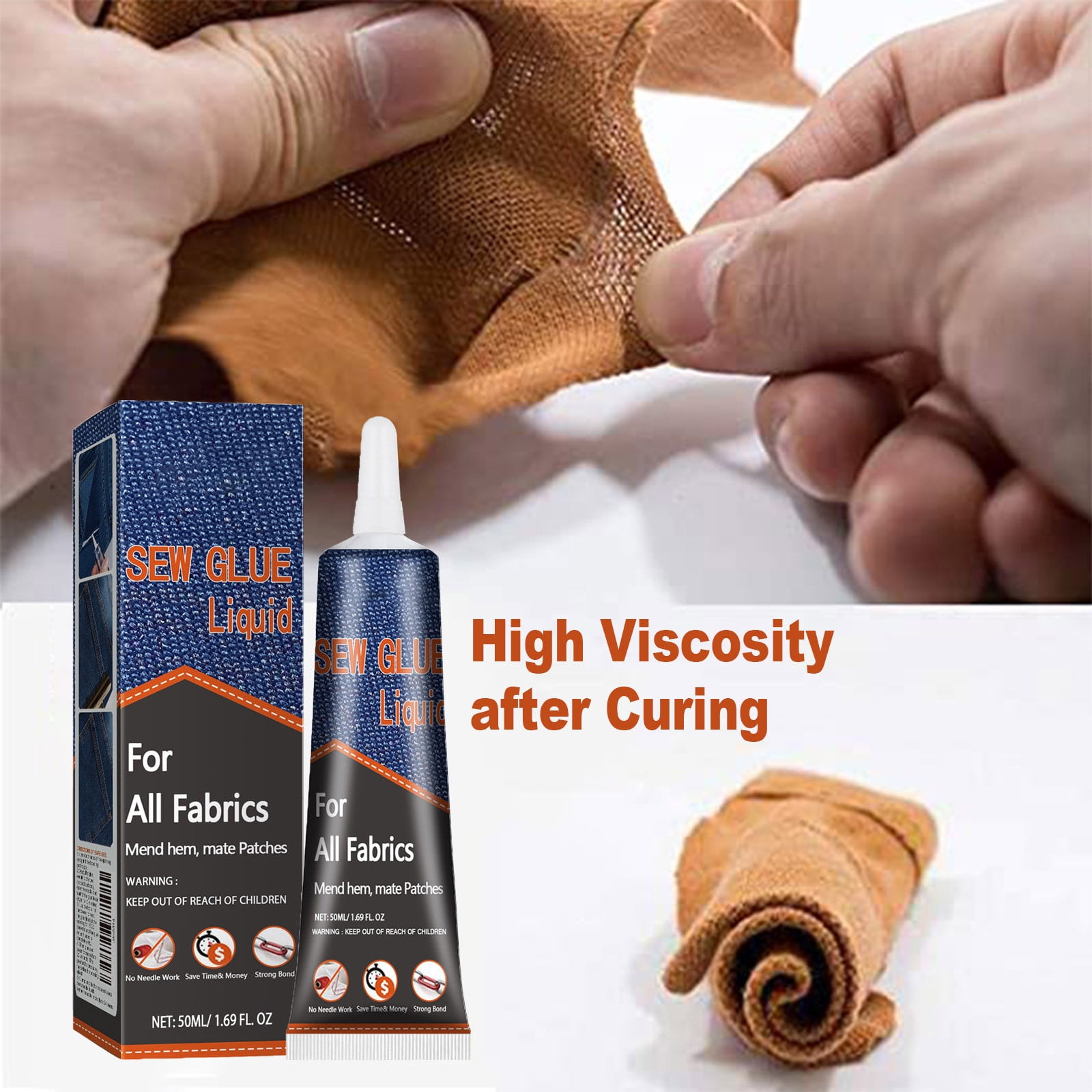 Clothing Glue, Cloth Glue Fabric Adhesives, Stitch Liquid Sewing ...