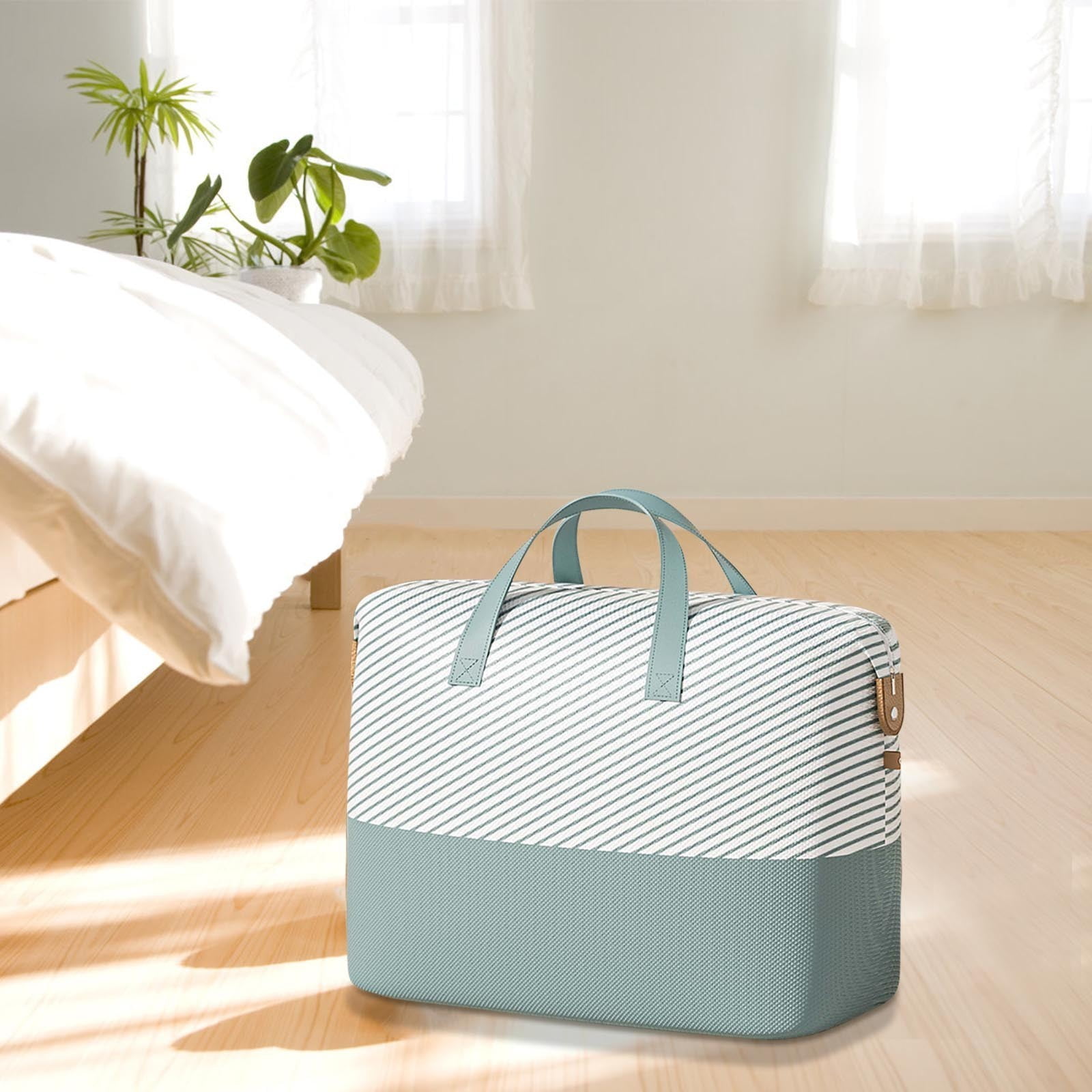 Clothing Organizer Storage Bag, Large Capacity Wardrobe, Divided ...